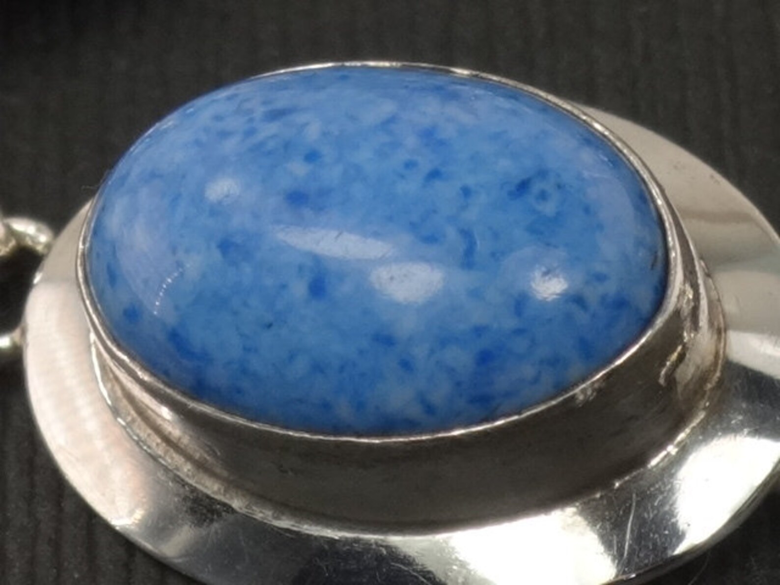 Vintage Sterling Silver Blue Stone Bracelet Oval Blue Stone | Etsy