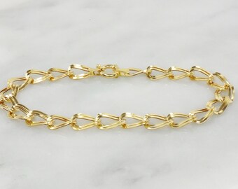 10k Gold Bracelet - Etsy