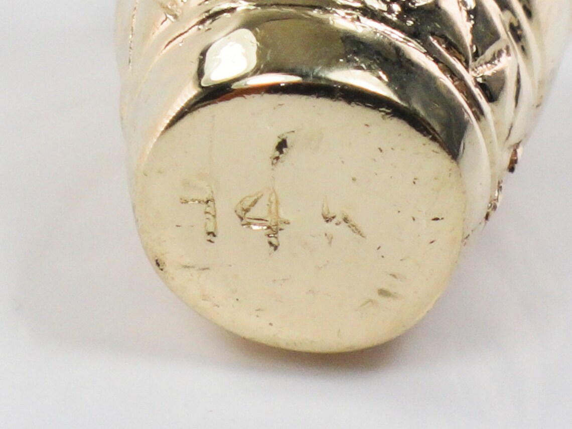 Vintage 14k Gold Bongo Drum Charm Yellow Gold Musical - Etsy