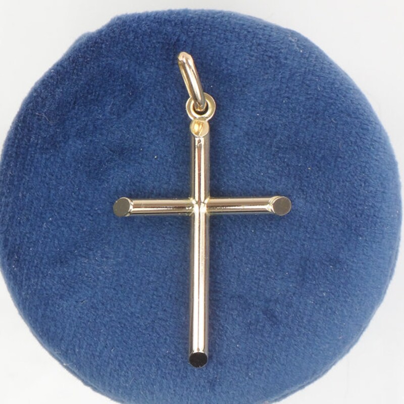 Gold Cross Pendant - Etsy