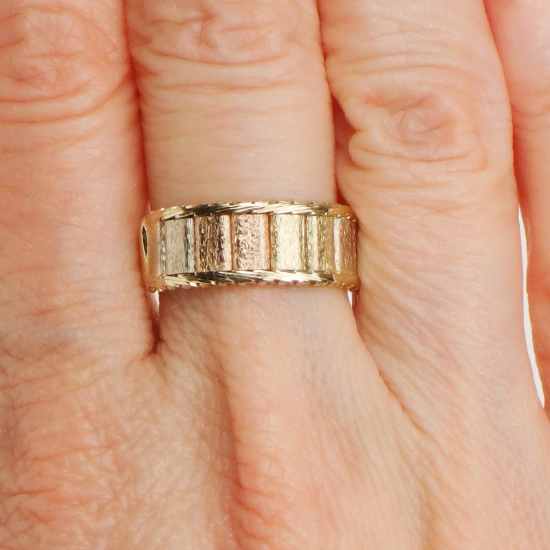 Tri Color Rings - Etsy