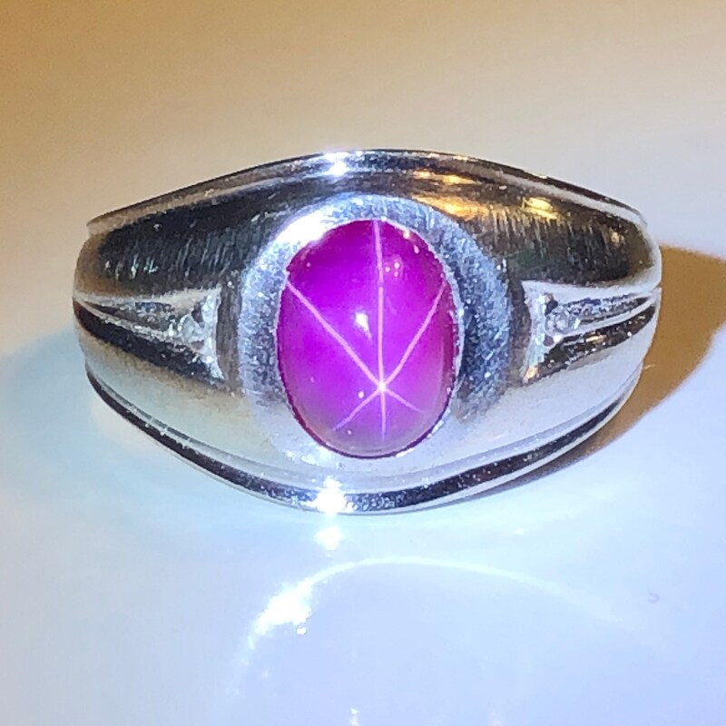 Star Ruby Ring - Etsy