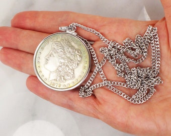 Morgan Silver Dollar Necklace | Etsy