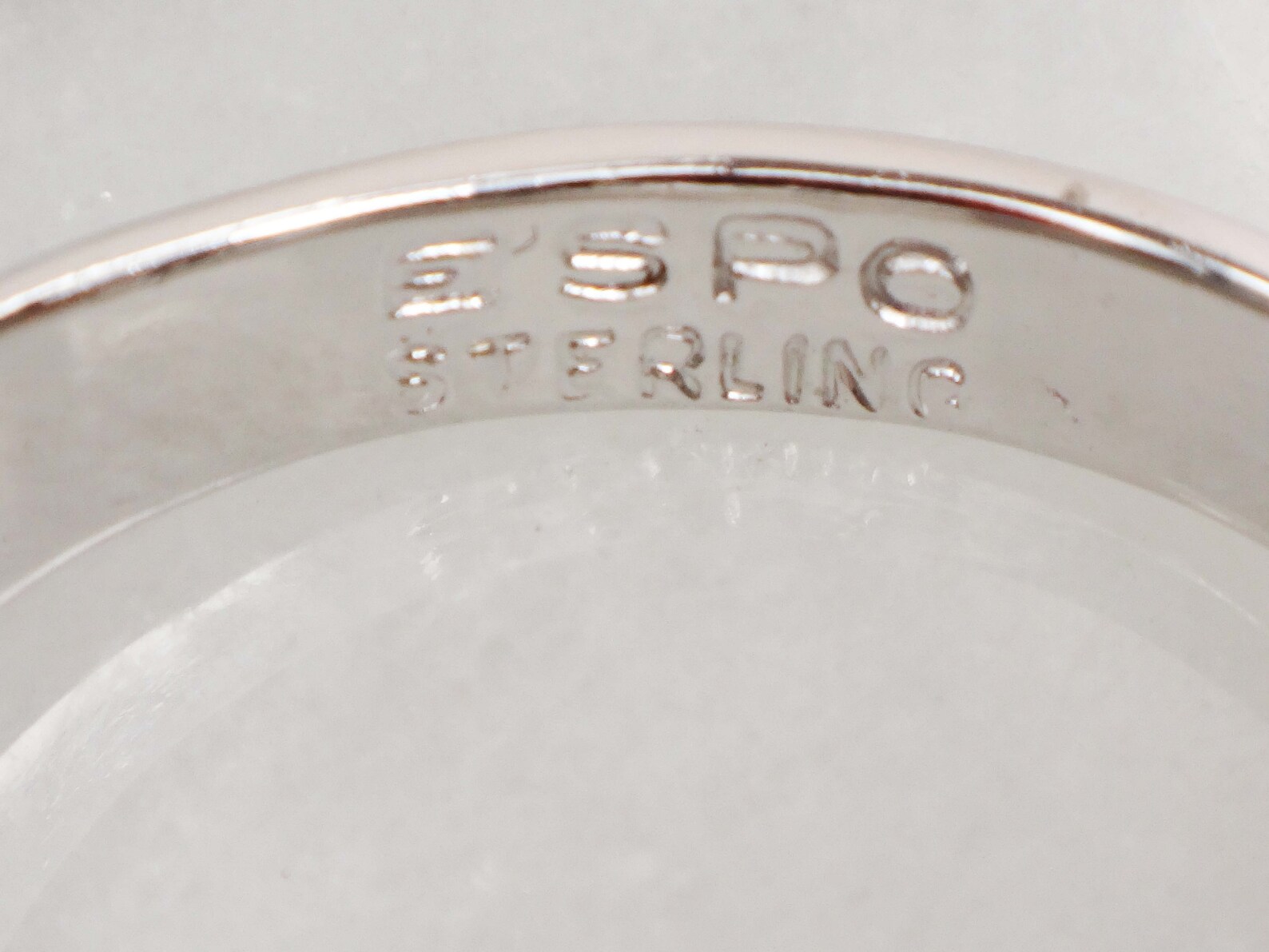 Vintage Sterling Silver Signet Ring ESPO Sterling Mens Ring - Etsy