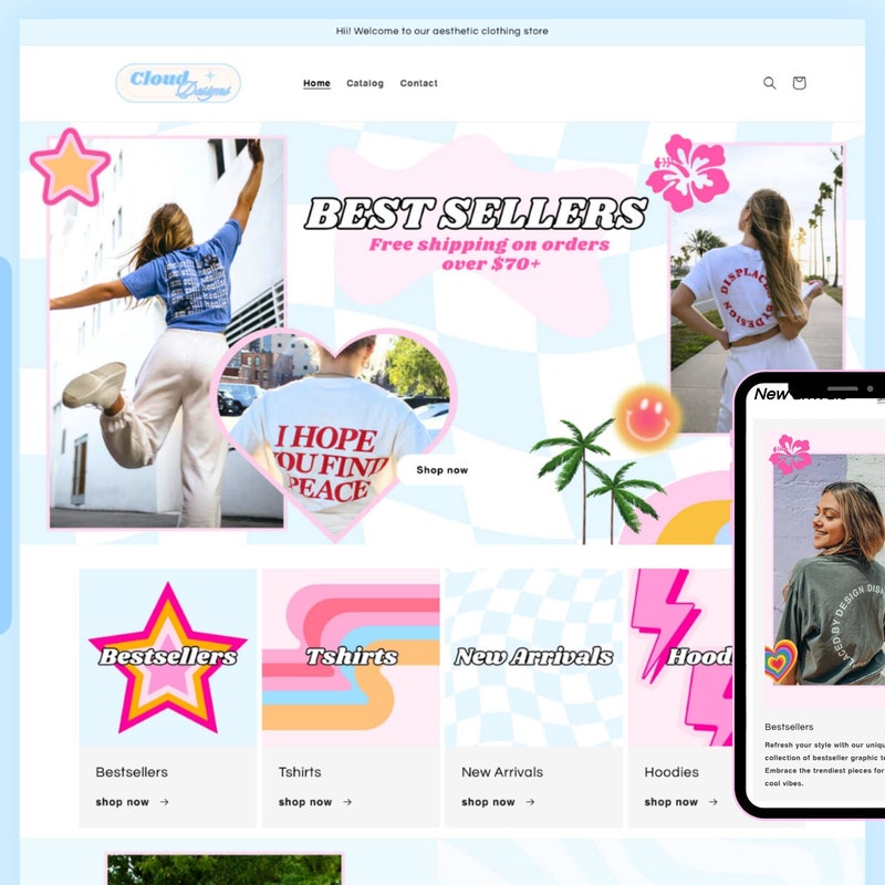 Shopify Website Templates - Etsy