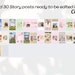 Cottagecore Instagram Templates, Cottagecore Aesthetic 60 Instagram ...
