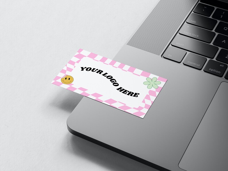 Y2K CHECKERED Business Card Retro Business Card Marketing - Etsy