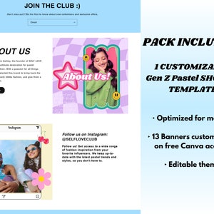 Gen Z Pastel Shopify Theme, Danish Pastel Templates, Pastel Website ...