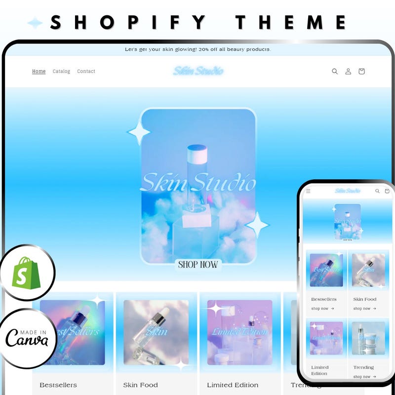 Blue Theme - Etsy