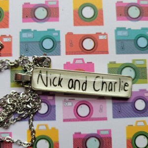 Nick and Charlie Pendant Necklace Made With Heartstopper Book Pages - Etsy