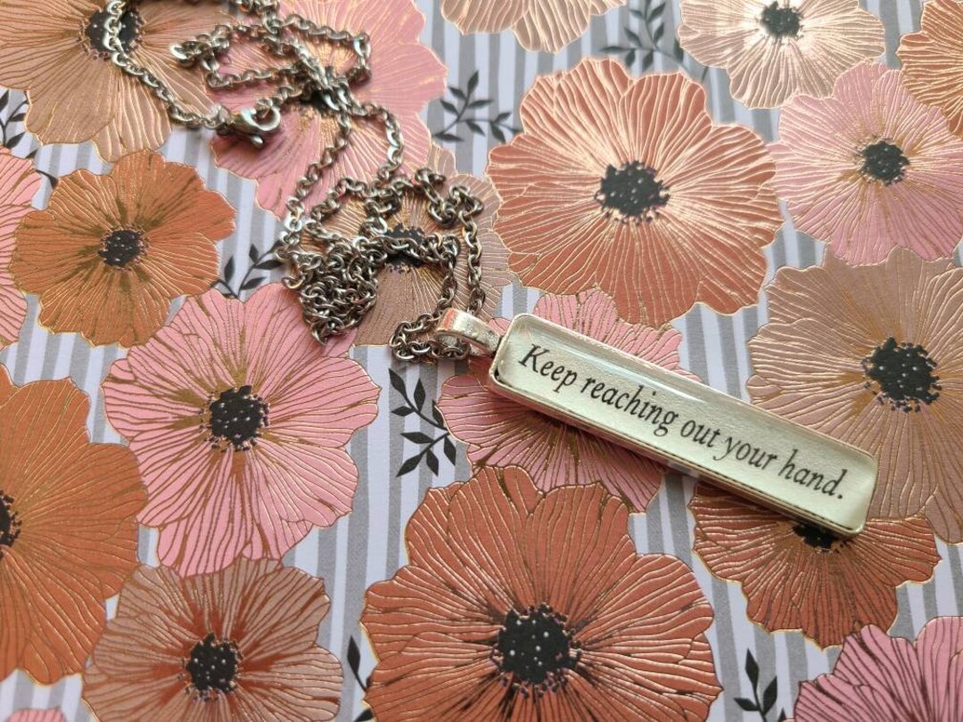 Keep Reaching Out Your Hand Pendant Necklace Made From Court of Silver ...