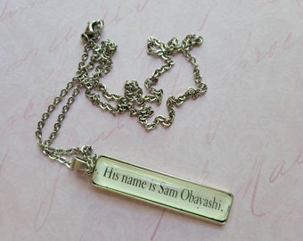 Sam Name Necklace - Etsy