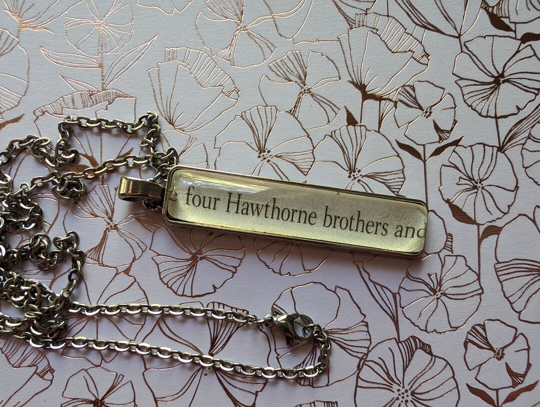 Hawthorne Brothers Pendant Necklace Made With the Inheritance Games ...