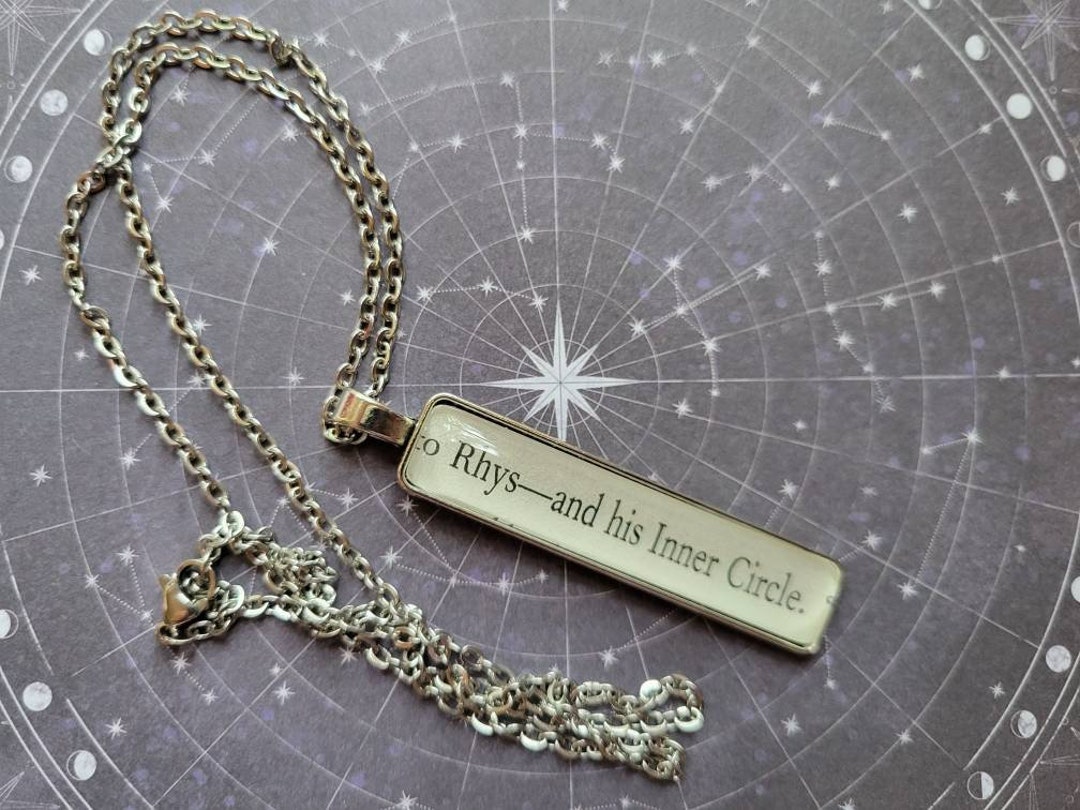 Rhys and His Inner Circle Pendant Necklace Made From Court of Thorns ...
