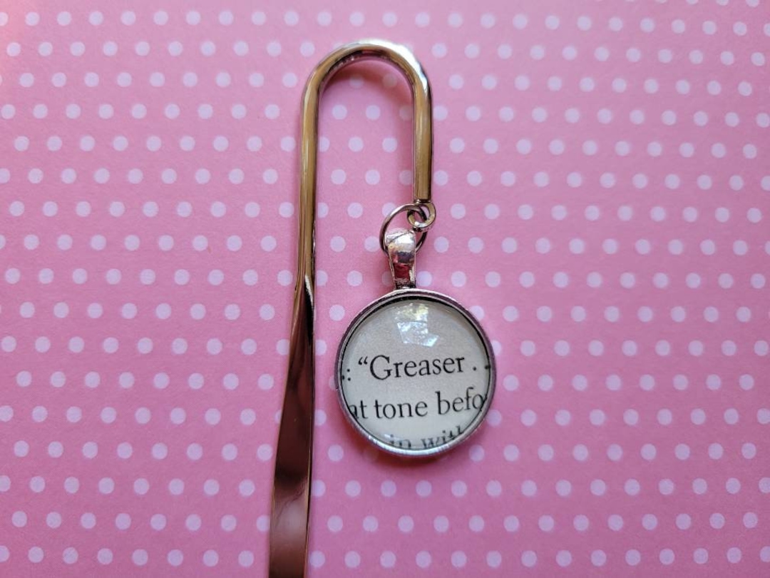 Greaser Bookmark Made With the Outsiders Book Pages - Etsy