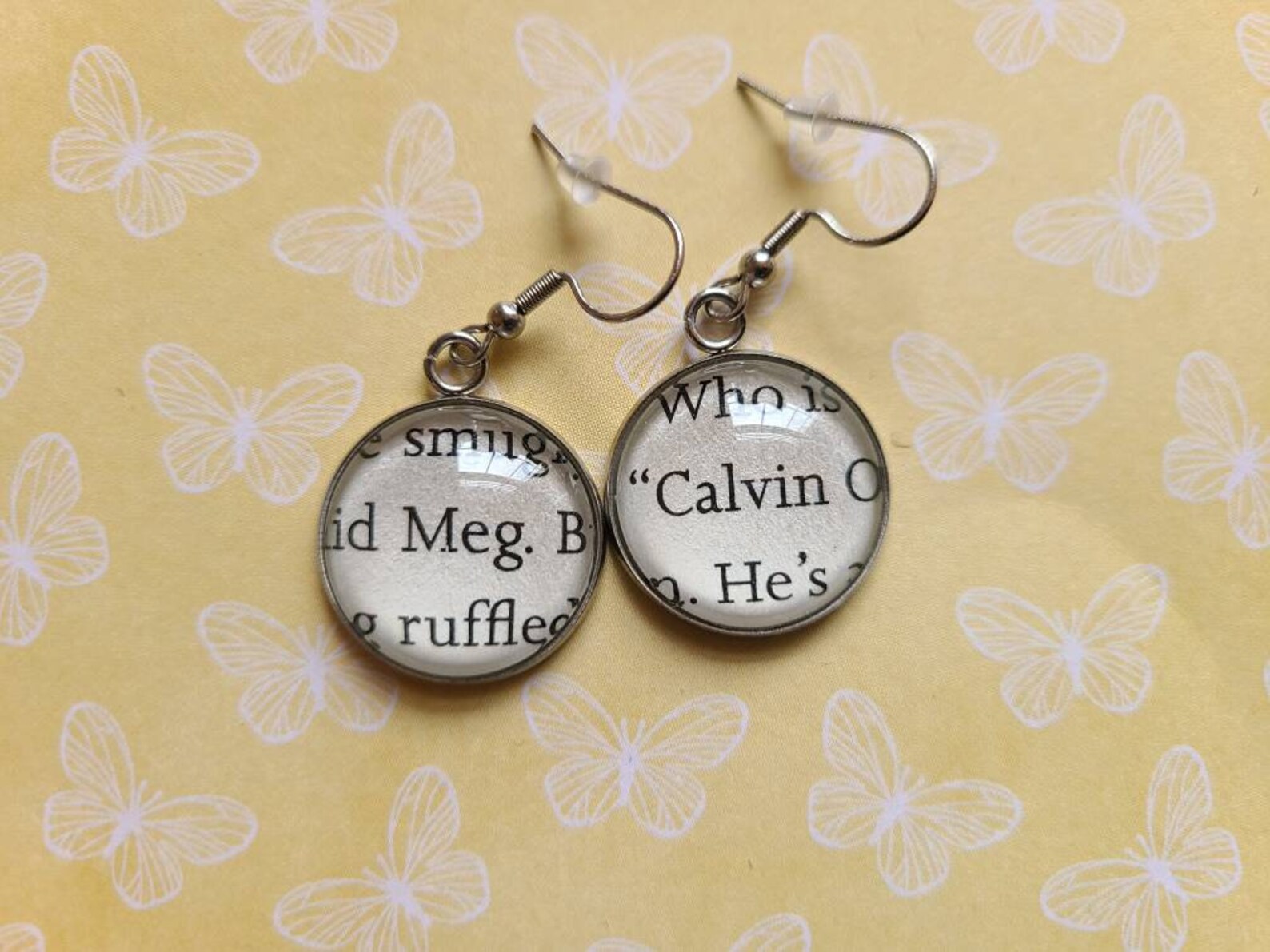 Meg Murry and Calvin O'keefe Pendant Earrings Made With - Etsy New Zealand
