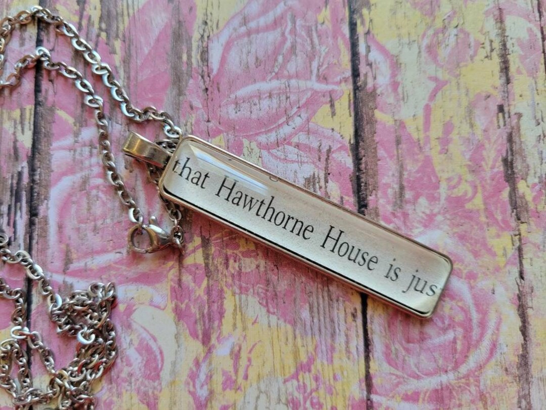 Hawthorne House Pendant Necklace Made With the Inheritance Games Book ...