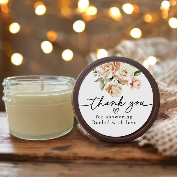Bridal Shower Favors Candles Etsy