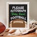 Editable Football Autograph Sign for Baby Shower - Etsy