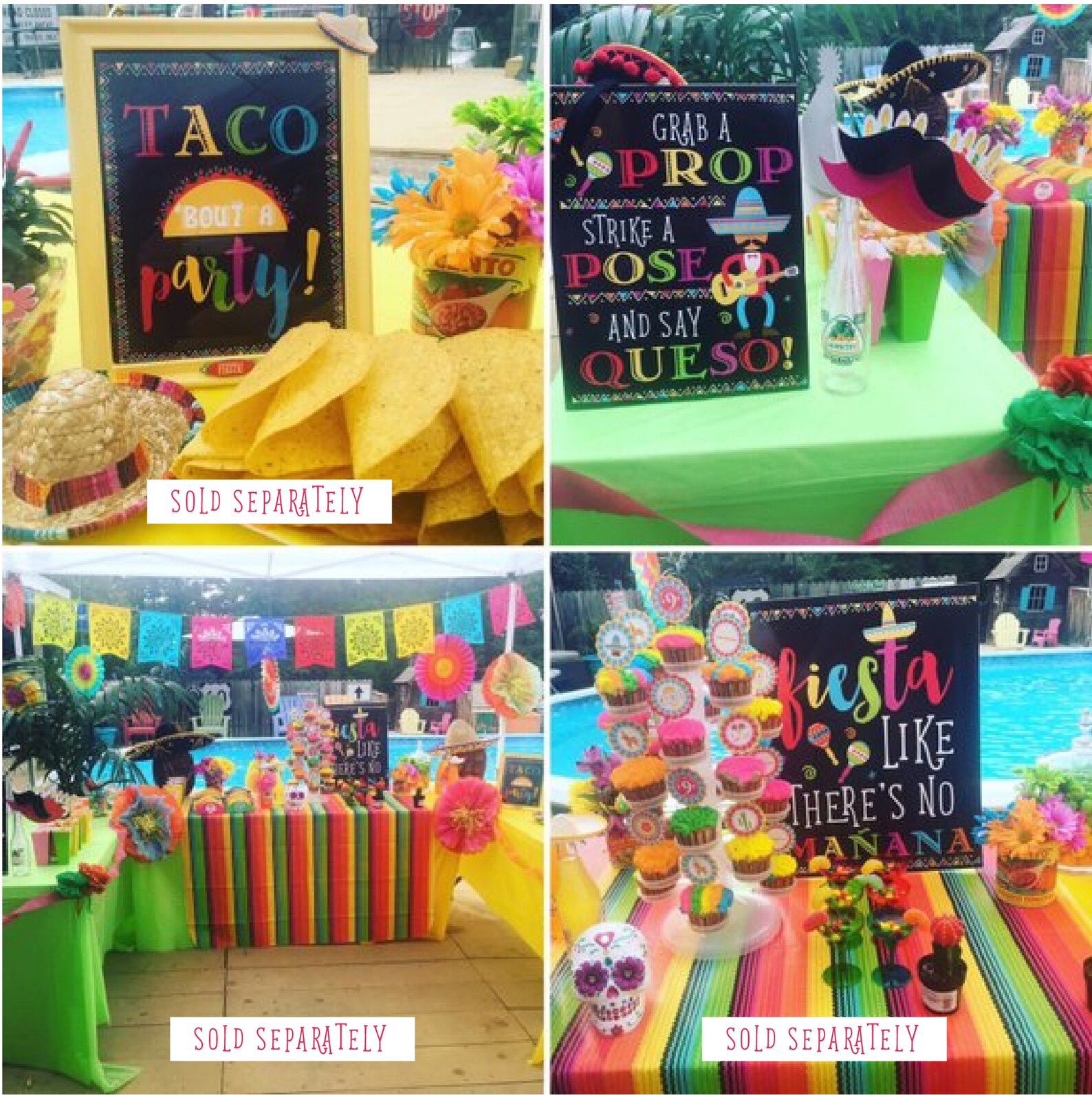 Fiesta Photo Booth Sign Fiesta Party Decorations Mexican | Etsy