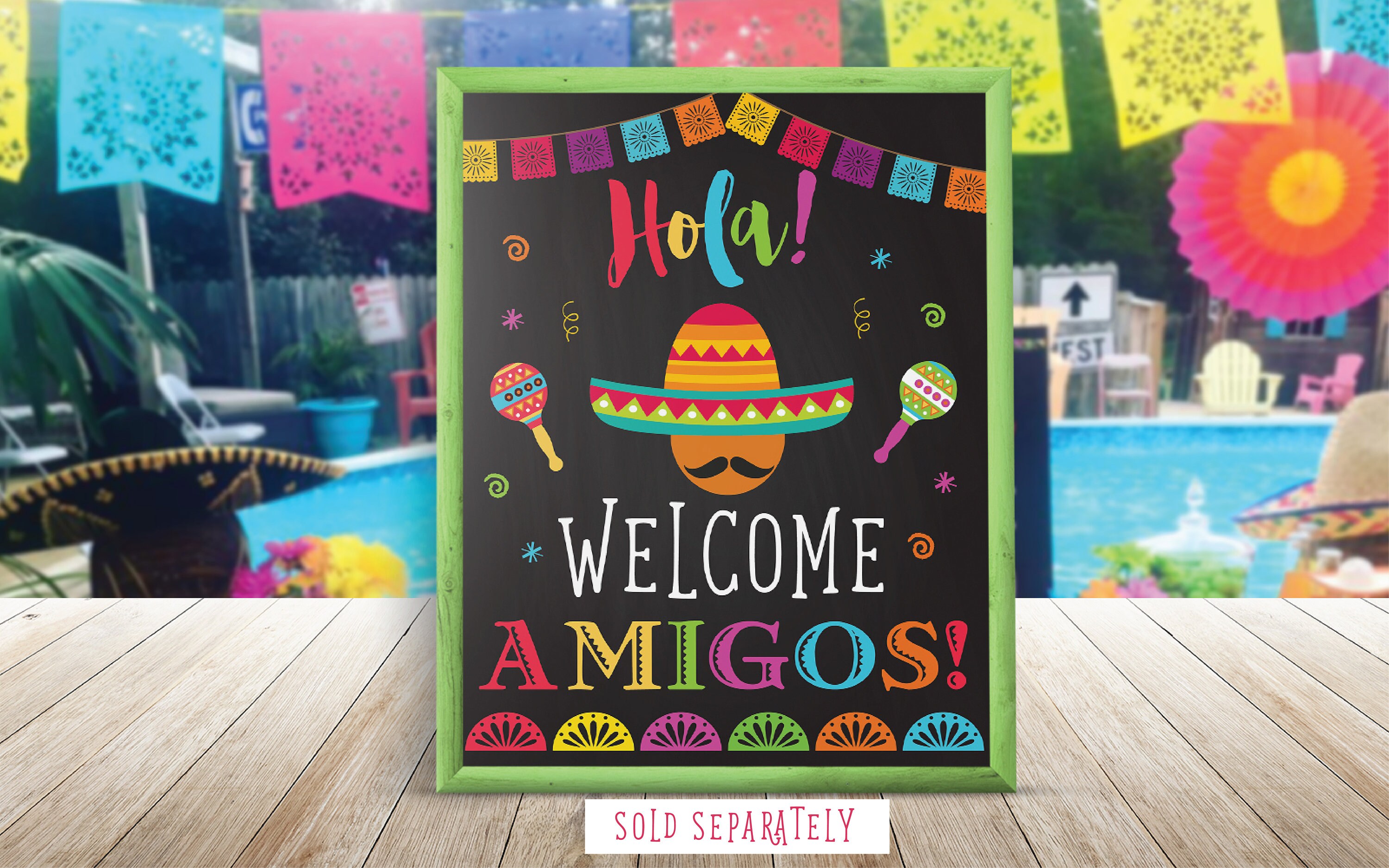 Fiesta Photo Booth Sign Fiesta Party Decorations Mexican - Etsy
