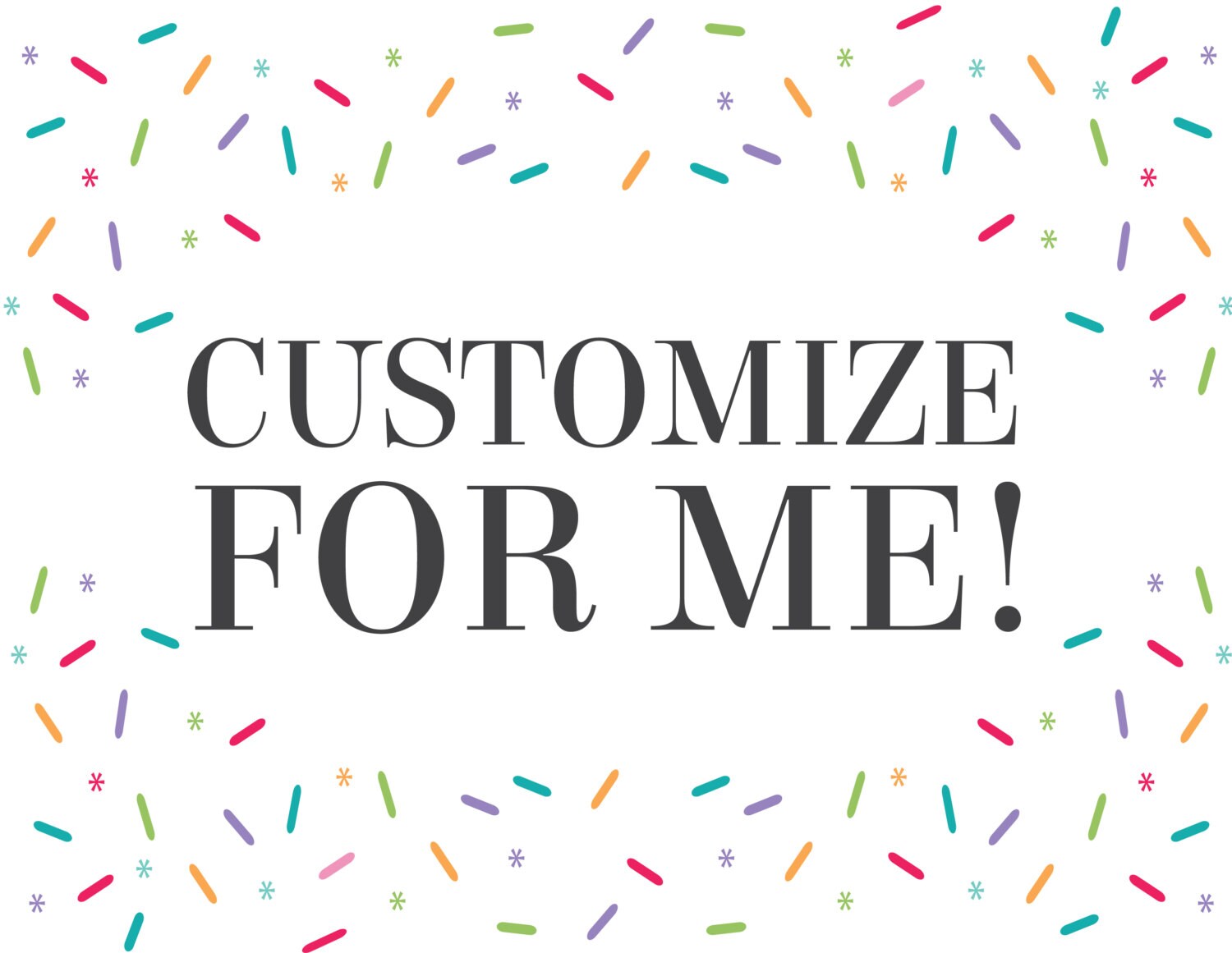 Customize for Me - Etsy