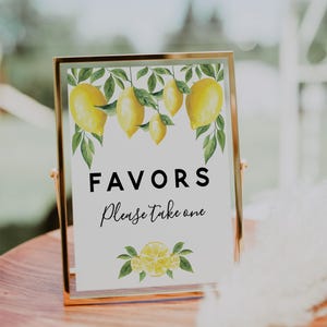 Lemon Party Signs Package - Wedding, Bridal Shower, Baby Shower Citrus ...