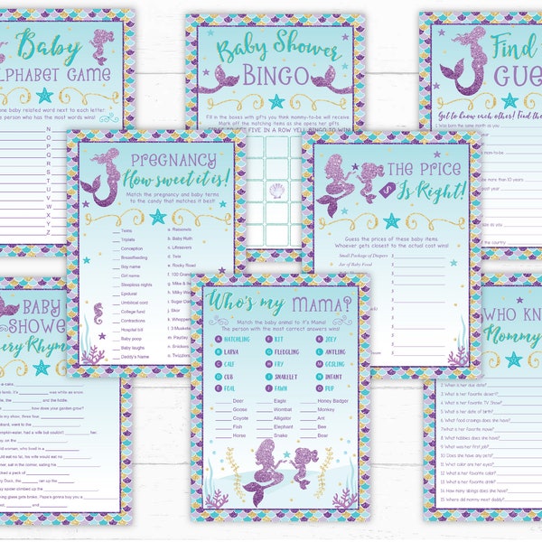 Mermaid Baby Shower - Etsy