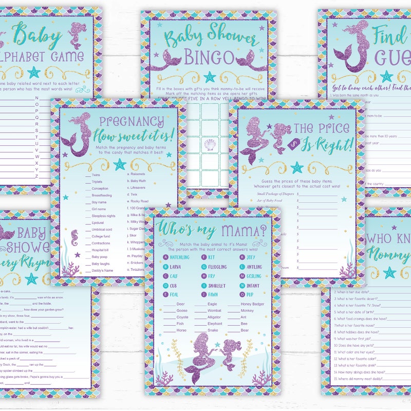 Mermaid Baby Shower - Etsy