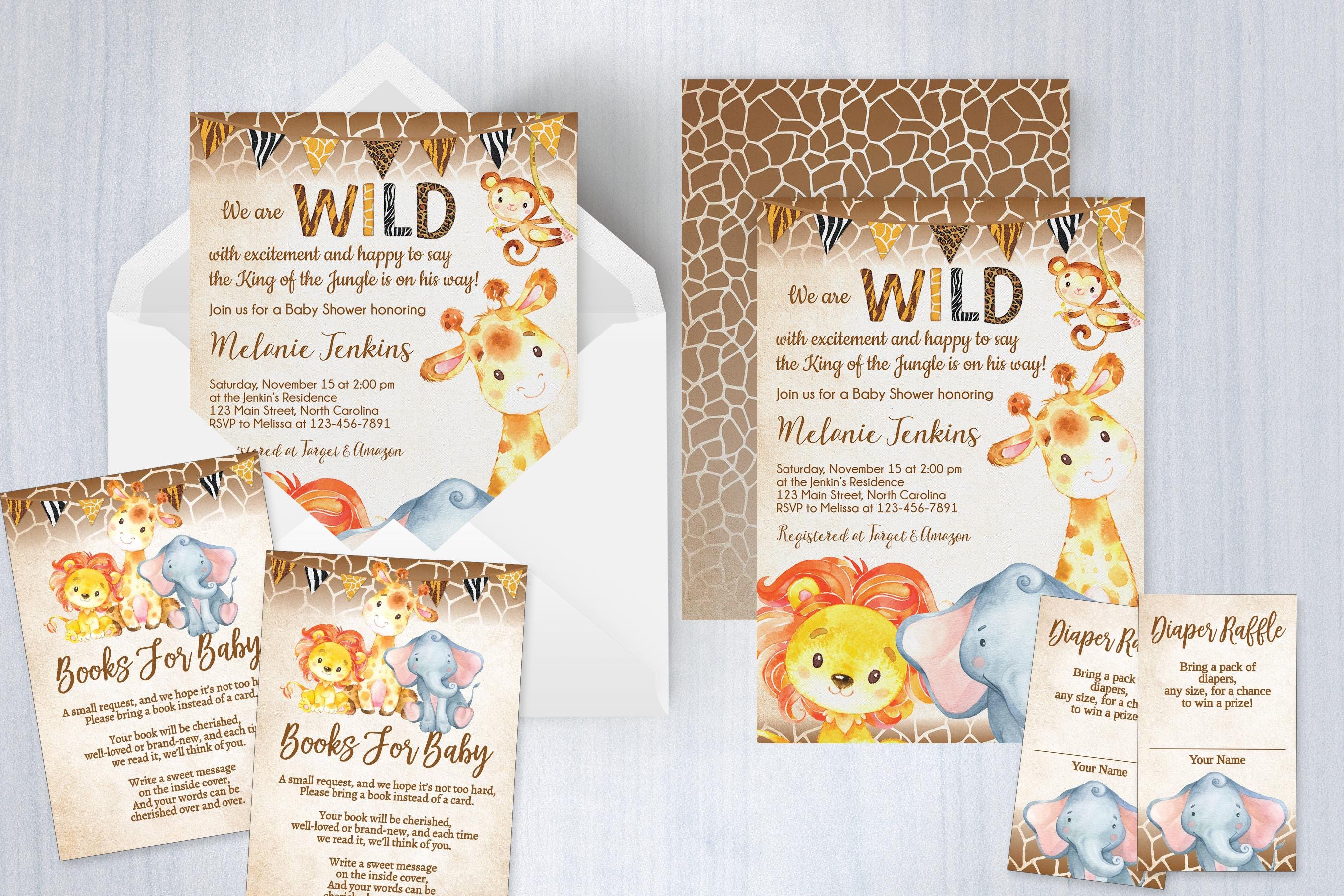 Personaliza Tus Propias Invitaciones Para Baby Shower Imprimibles