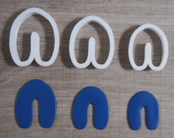 U-shape Cutter ( Large U-shape, Round Arch Cutter, Polymer Clay Cutter ...