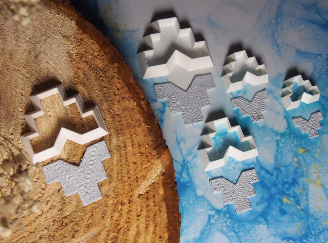 Aztec Cutter ( Aztec Clay Cutter, Polymer Clay Cutter, Zigzag Cutter ...