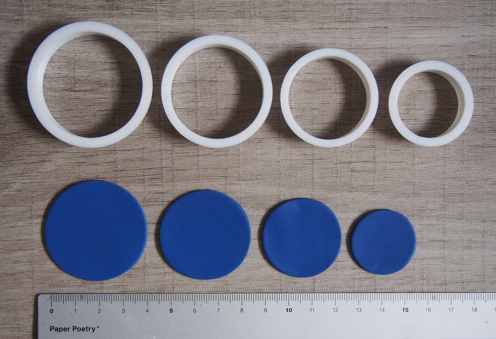 Circle cutters polymer clay cutter small circle large | Etsy