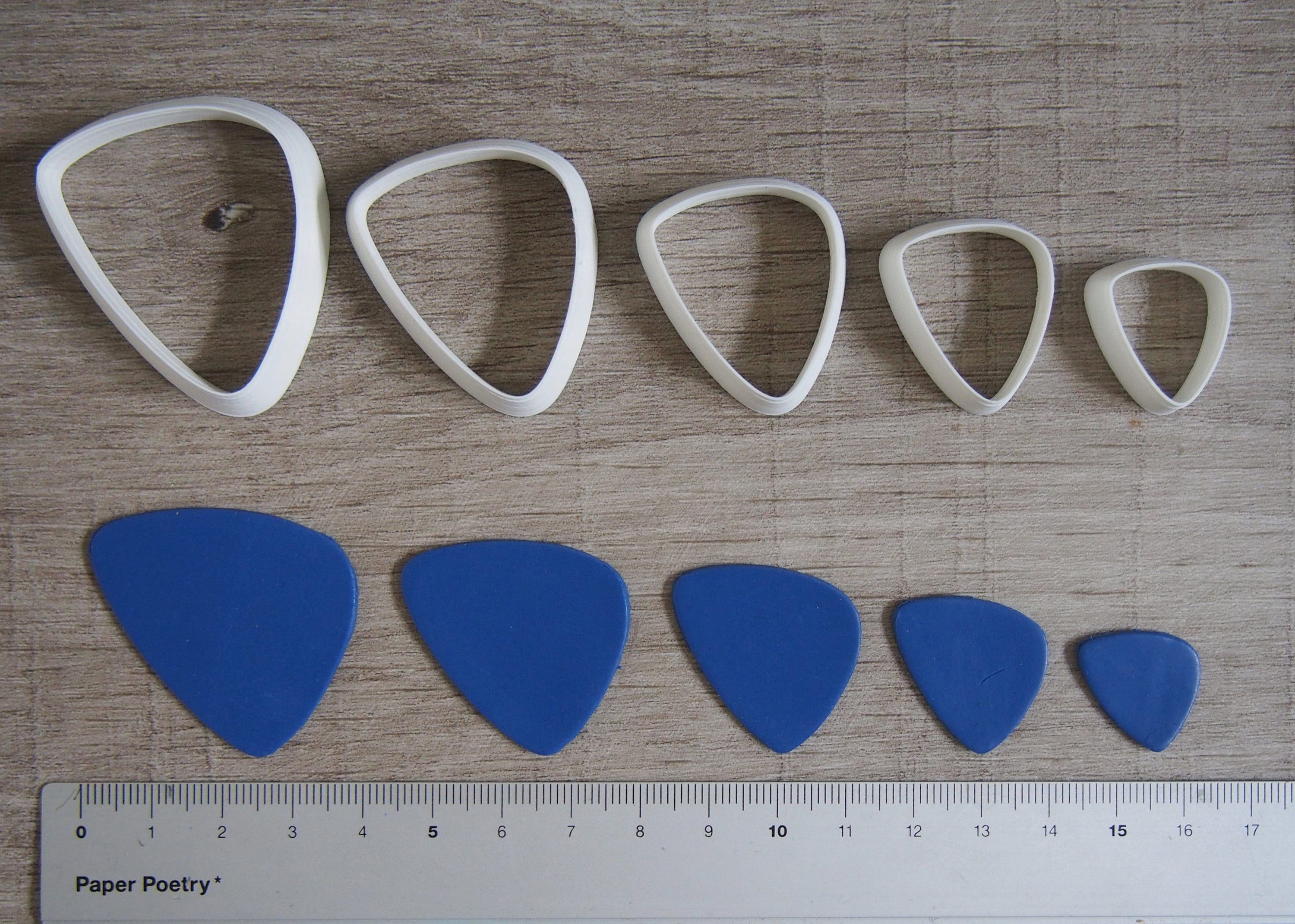 Rounded Triangle Cutter Convex Triangle Rounded Corners | Etsy UK