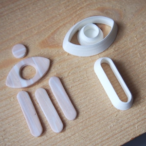 Eye Drop Cutter (eye Shape Cutter, Earrings Cutter Set, Modern Earrings ...