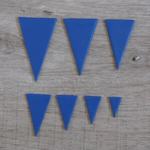 Triangle Cutters ( Triangle Shape, Clay Clay Cutter Set, Long Triangle ...