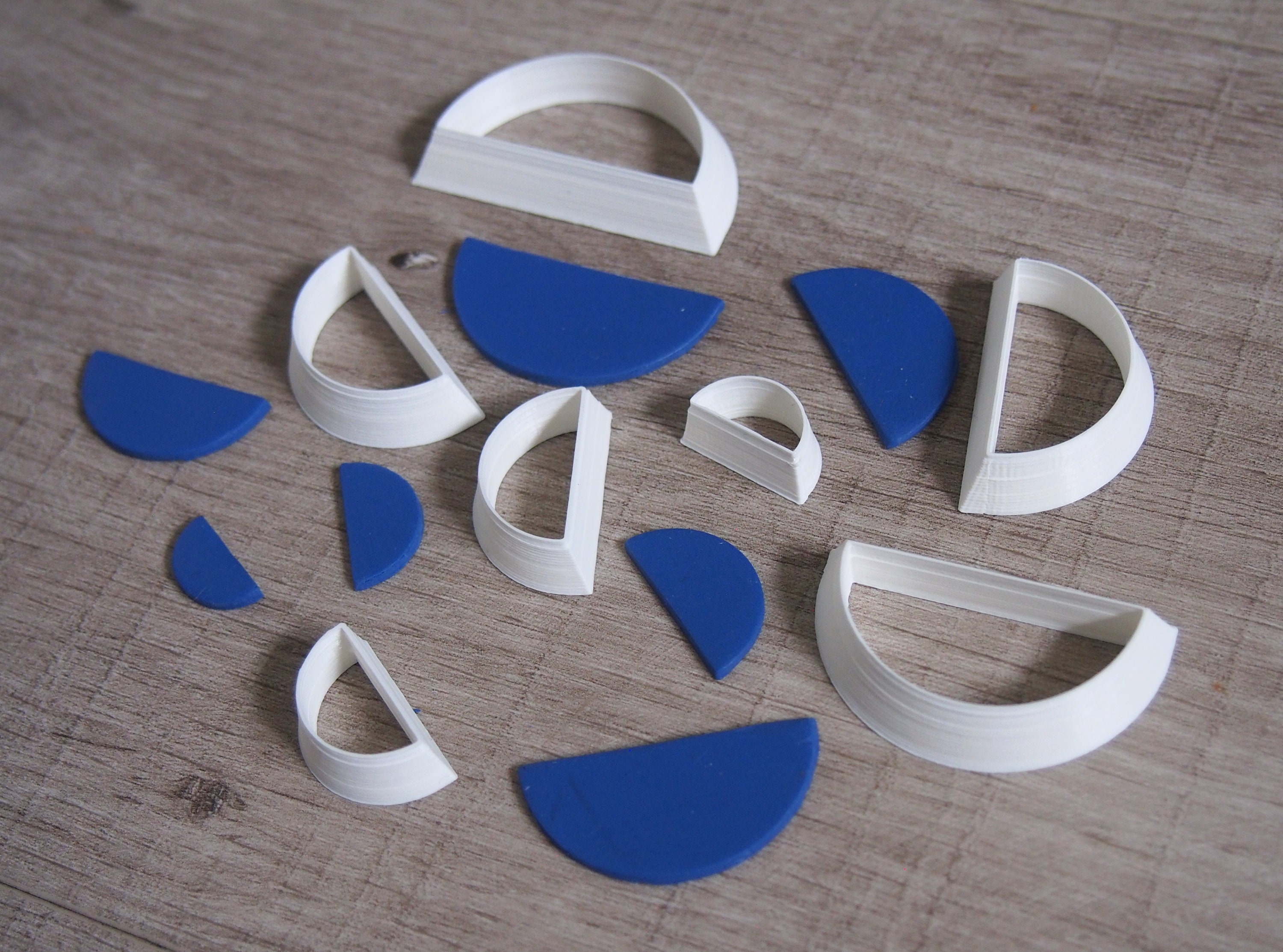 Half Circle Cutters ( Polymer Clay Cutter, Circular Shape, Round ...