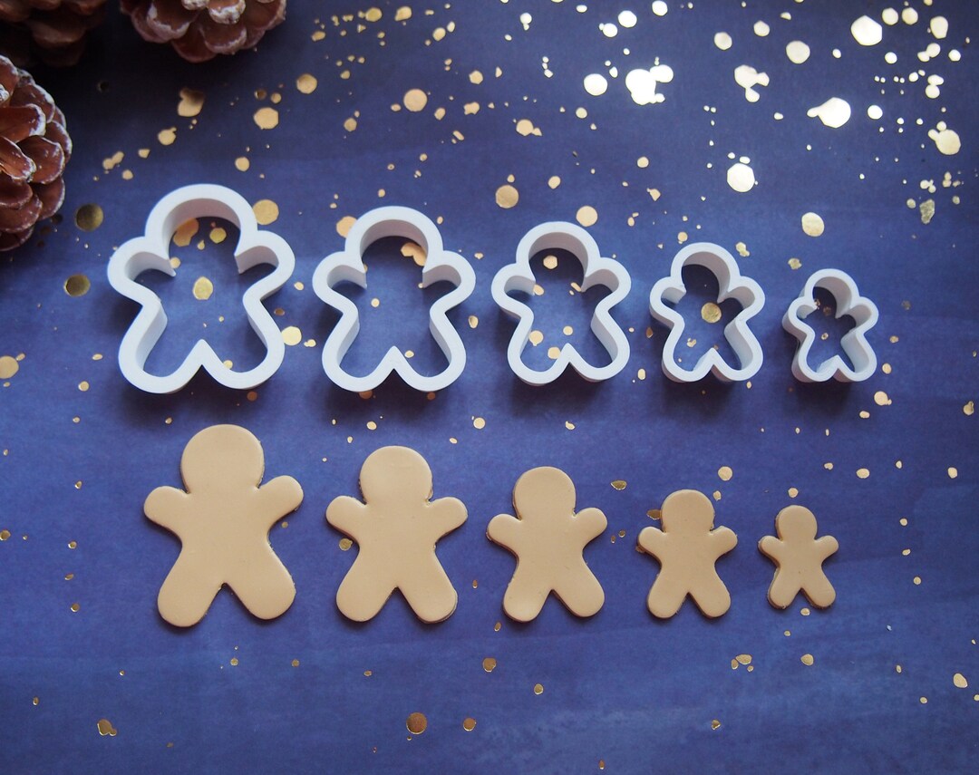 Gingerbread Cutter ( Gingerbread Man, Gingerbread Person, Polymer Clay ...