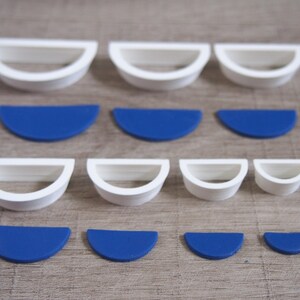 Half Circle Cutters ( Polymer Clay Cutter, Circular Shape, Round ...