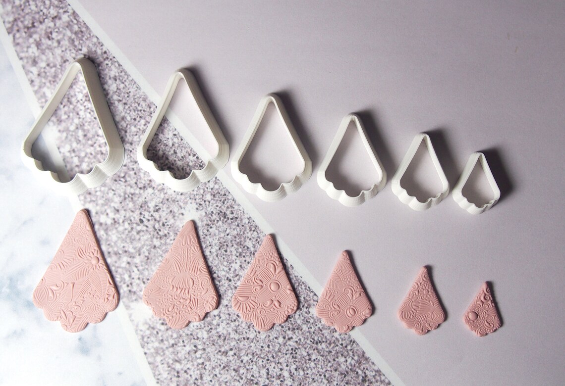 Scalloped Cutter scalloped fan scallop shape cutter | Etsy