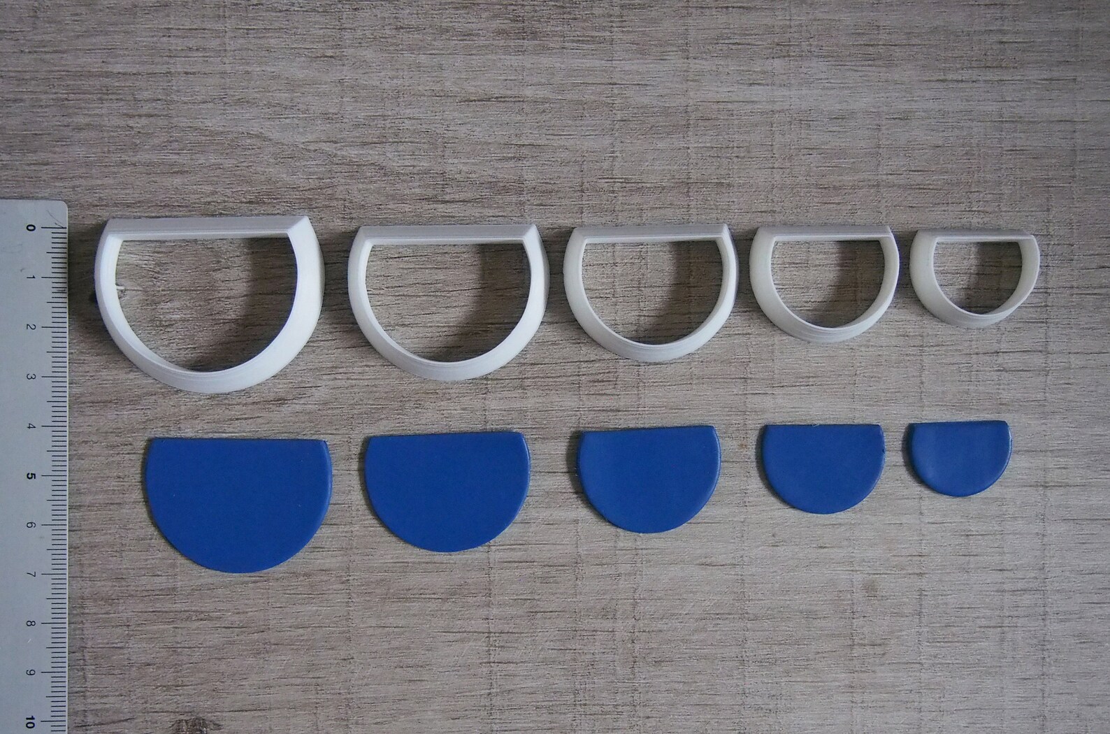 Cut-off Circle Cutters Half Circle Cutter Moon Cutter - Etsy UK