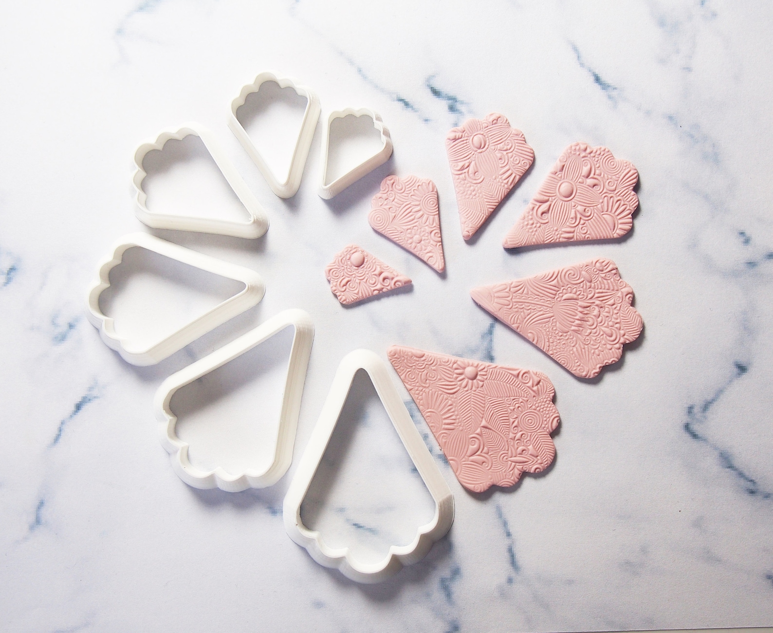 Scalloped Cutter scalloped fan scallop shape cutter | Etsy