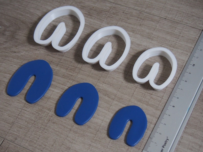 U-shape Cutter Large U-shape round arch cutter polymer | Etsy