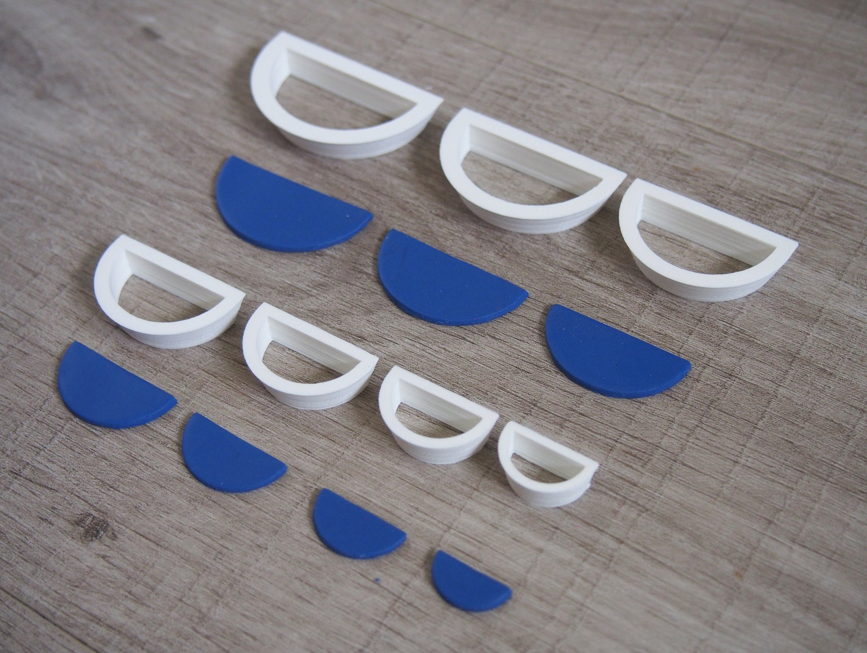 Half Circle Cutters ( Polymer Clay Cutter, Circular Shape, Round ...