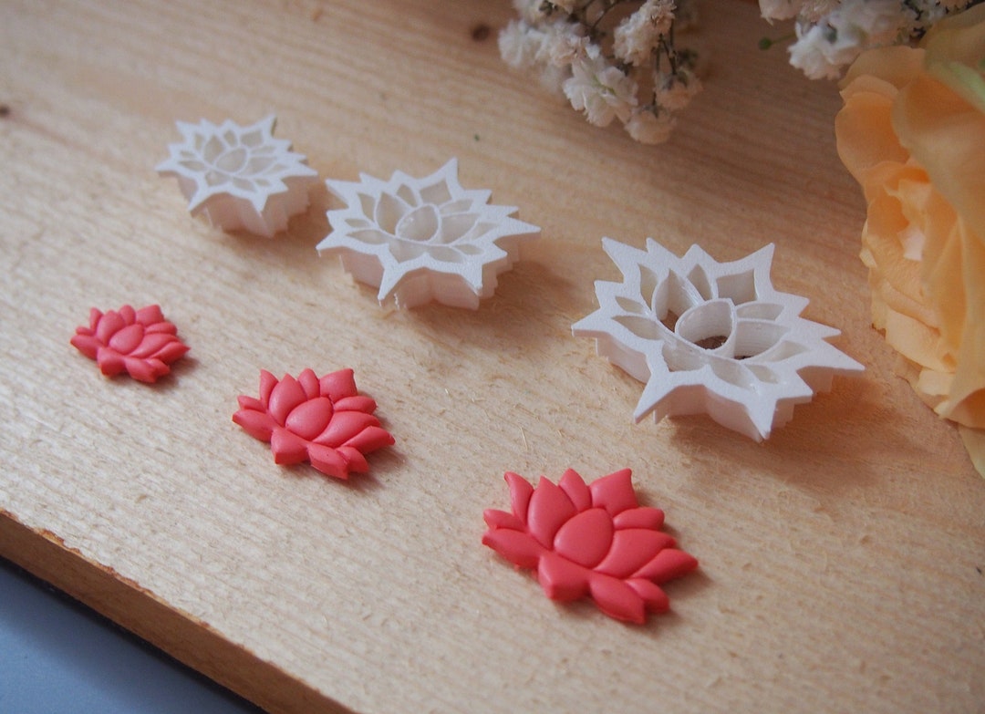 Embossed Lotus Cutter ( Lotus Cutter, Flower Cutter, Lotus Clay Cutter ...