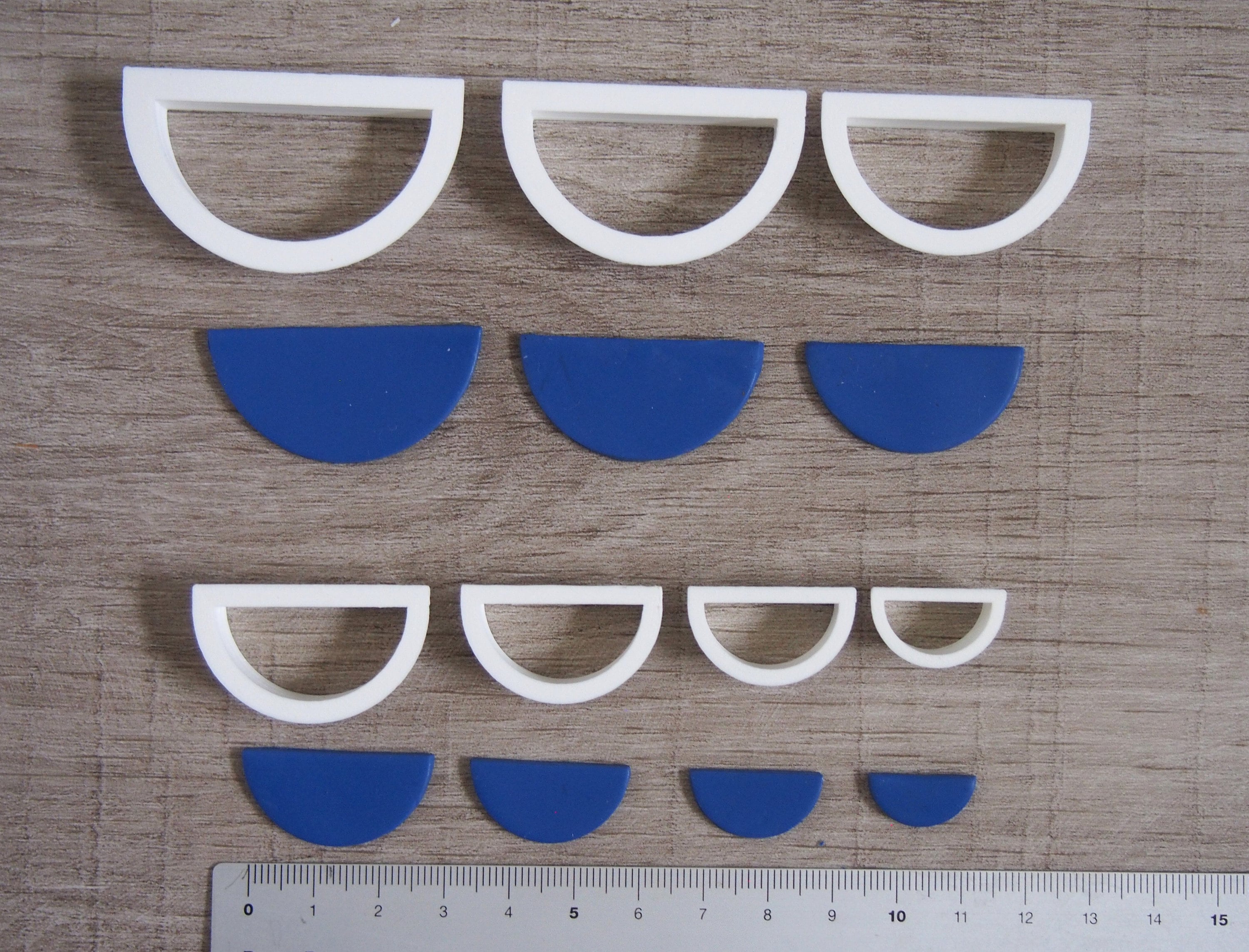 Half Circle Cutters ( Polymer Clay Cutter, Circular Shape, Round ...