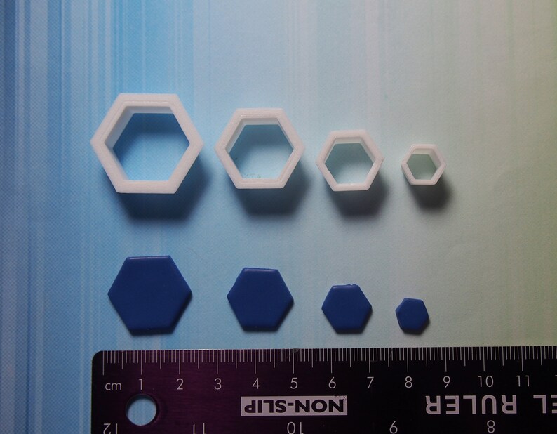 Hexagon Cutter polymer clay cutter cutter set hexagon | Etsy