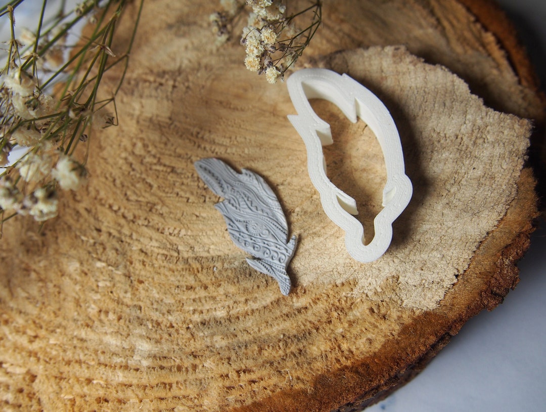 Feather Cutter ( Feather Clay Cutter, Polymer Clay Cutter, Feather ...