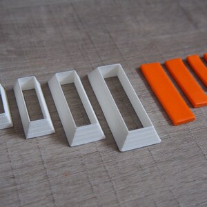 Rectangle Cutters ( Rectangular Cutters, Polymer Clay Cutter, 3d ...