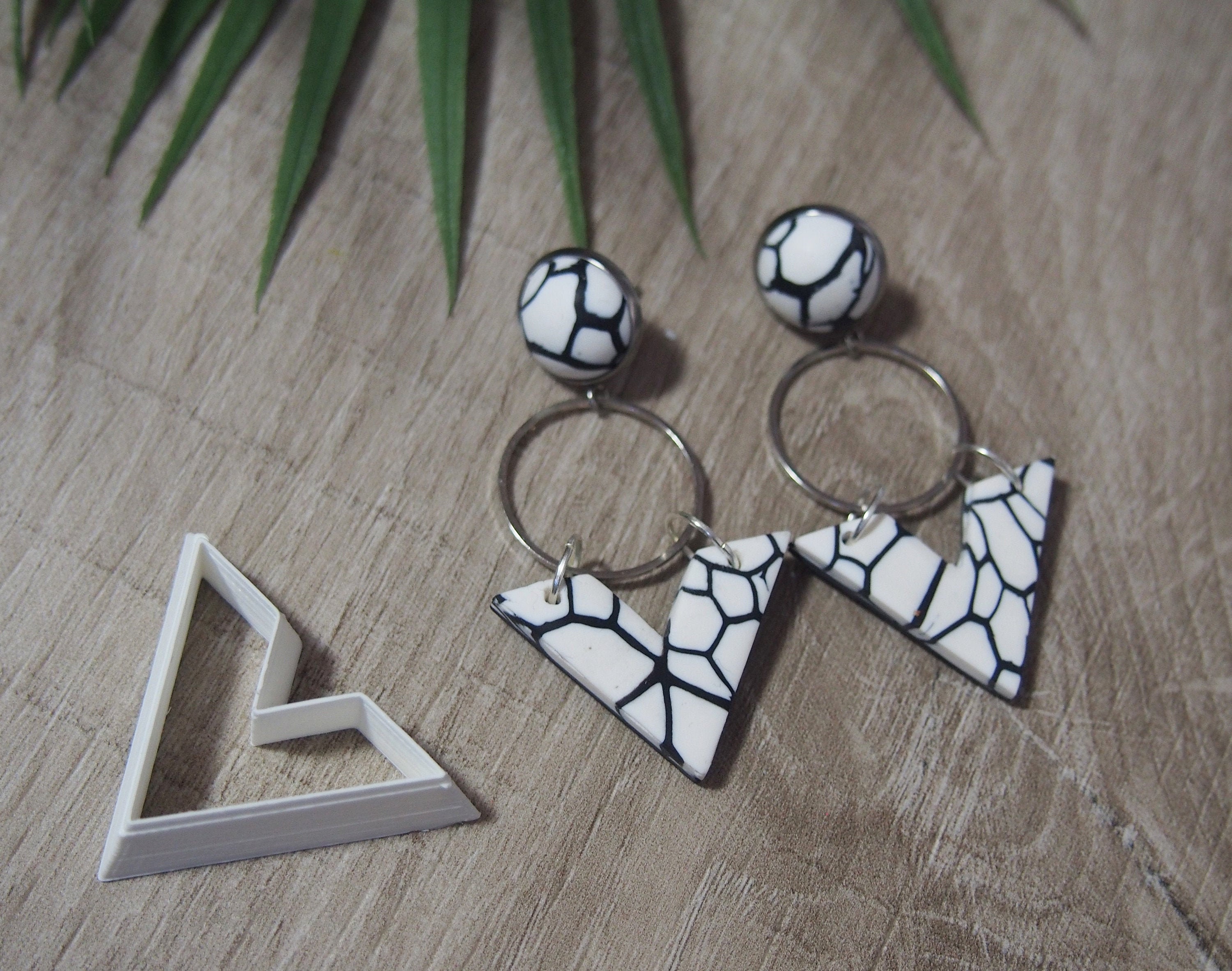 Chevron Triangle Cutters Aztec Triangle Cutter Triangle | Etsy